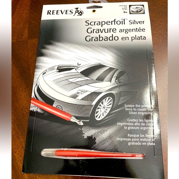 Office | New Reeves Scraperfoil Silver Etching Engraving Craft Sports ...